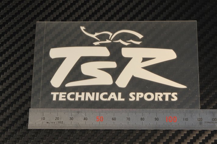 TSRロゴステッカーM ホワイト – TSR ONLINE SHOP